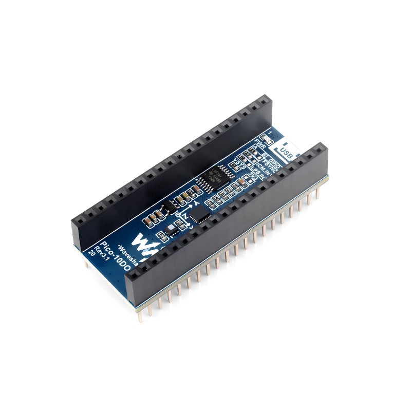 10-DOF IMU Sensor Module for Raspberry Pi Pico, onboard MPU9250 and ...