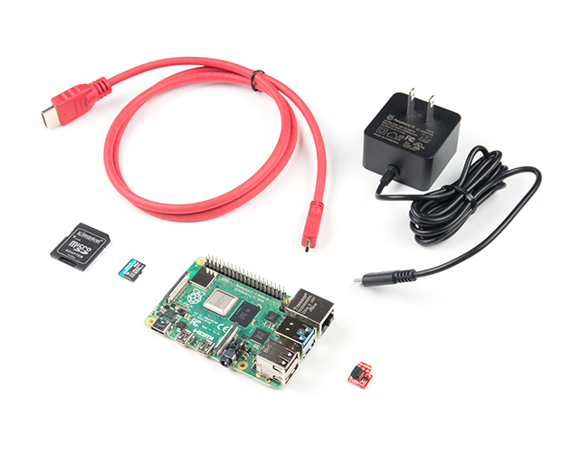 SparkFun Raspberry Pi 4 Basic Kit - 4GB - Elecom