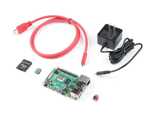 SparkFun Raspberry Pi 4 Basic Kit - 2GB - Elecom