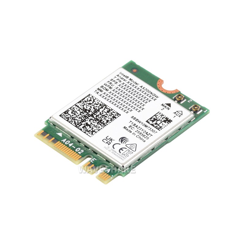 Wireless AX200 NIC, Gigabit Dual-Band Wi-Fi 6, 802.11AX Standard, Bluetooth 5.2 - Elecom