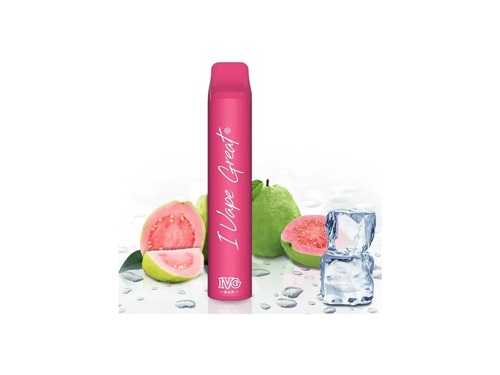 Jednorázová E Cigareta Ivg Bar Ruby Guava Ice Exotická Ledová
