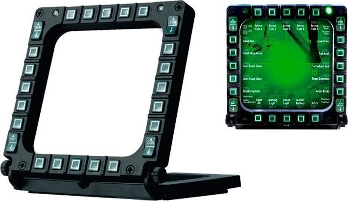 Thrustmaster navigační panely MFD Cougar Pack - replika US Air Force F ...