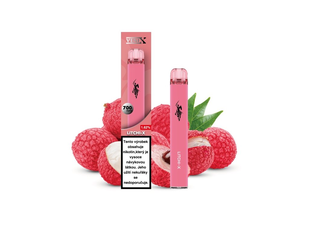 VENIX jednorázová e-cigareta Litchi-X | Eliquidshop.cz