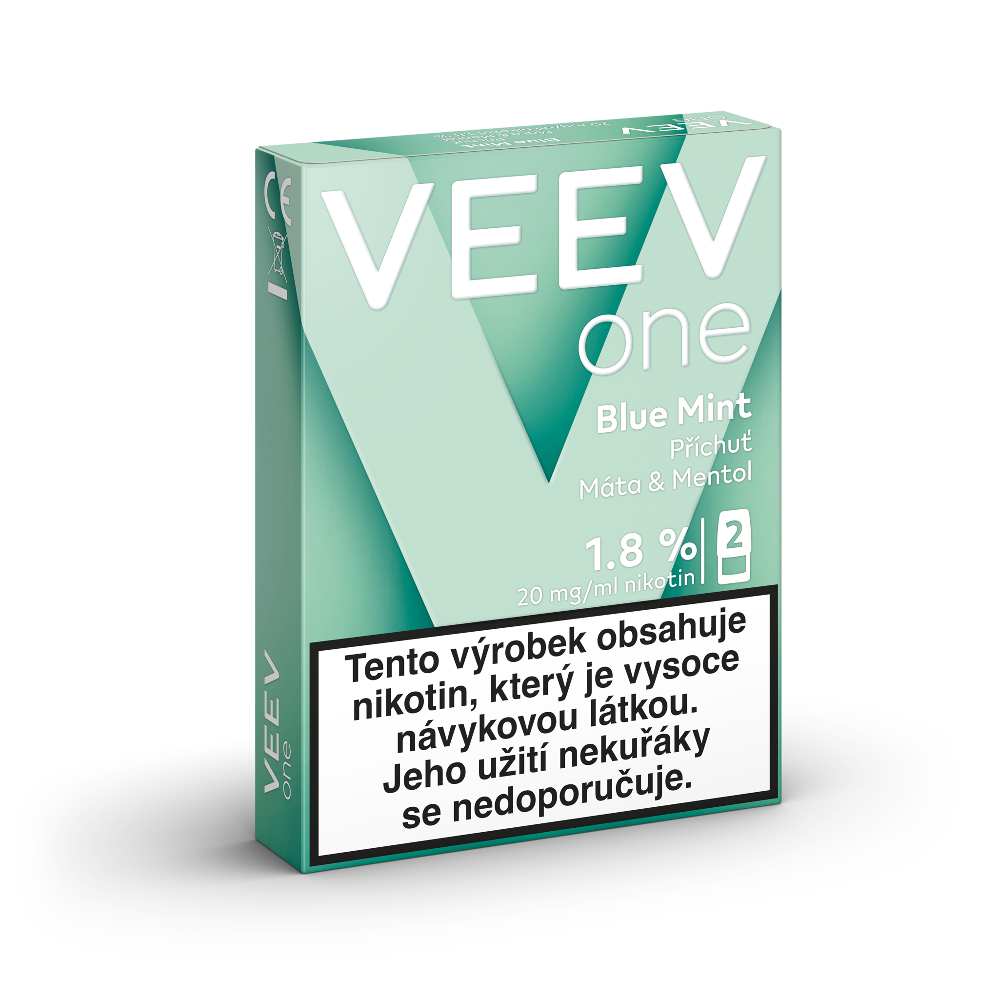 VEEV ONE náplň Blue Mint 20mg - 2ks | Eliquidshop.cz