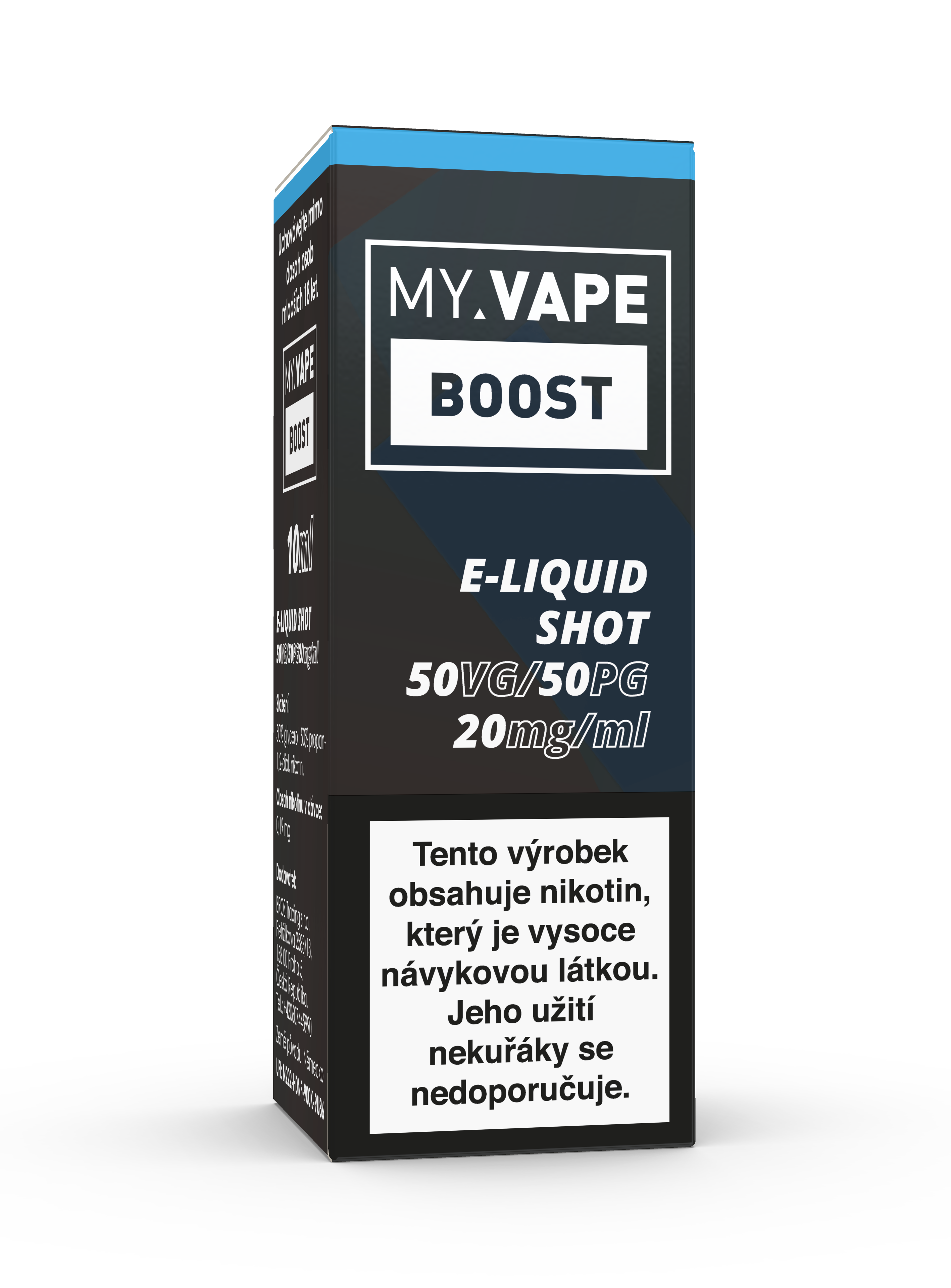 My Vape MTL Booster 50/50 10ml - 20mg nikotinu/ml | Eliquidshop.cz