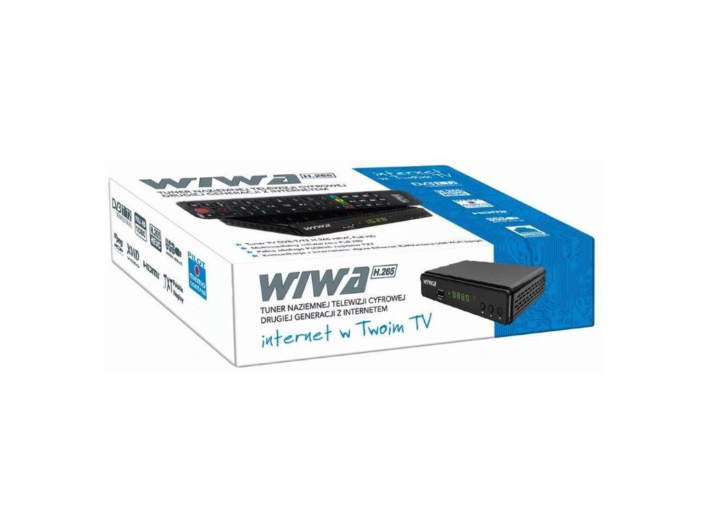 Tuner DVB-T/T2 WIWA H.265 - eltrox.sk