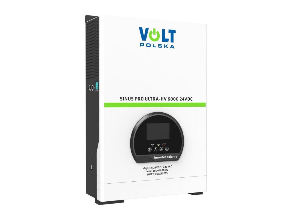SinusPro Ultra-HV 6000 24V/230V 3000/6000W 80A MPPT (450V) solárny menič - eltrox.sk