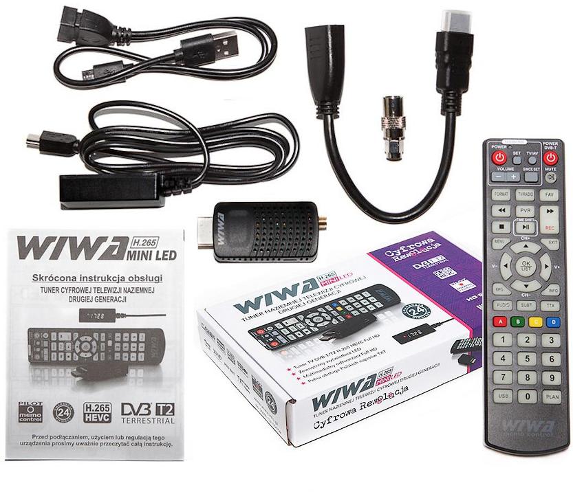 Tuner DVB-T/T2 WIWA H.265 MINI LED - eltrox.sk