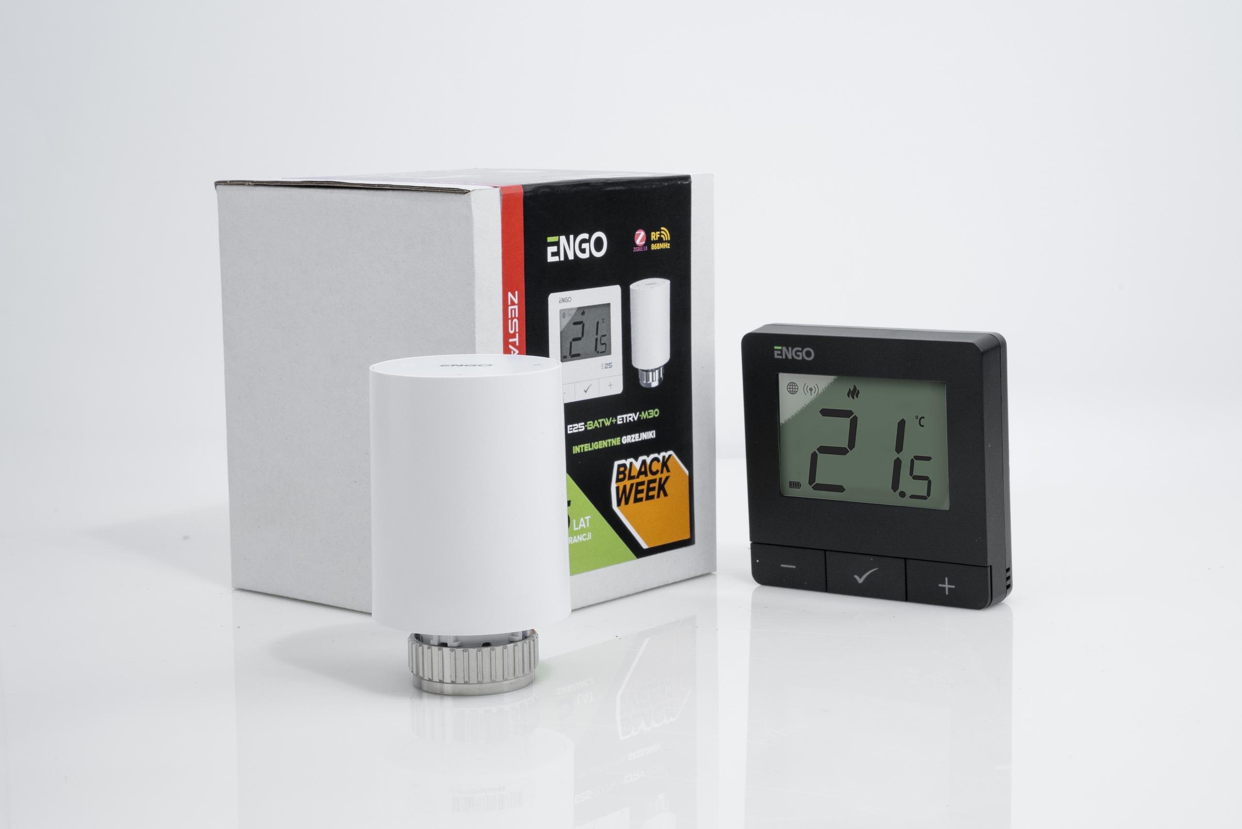 Inteligentná vykurovacia súprava ENGO Controls (E25-BATB-4 + ETRV-M30) - eltrox.sk