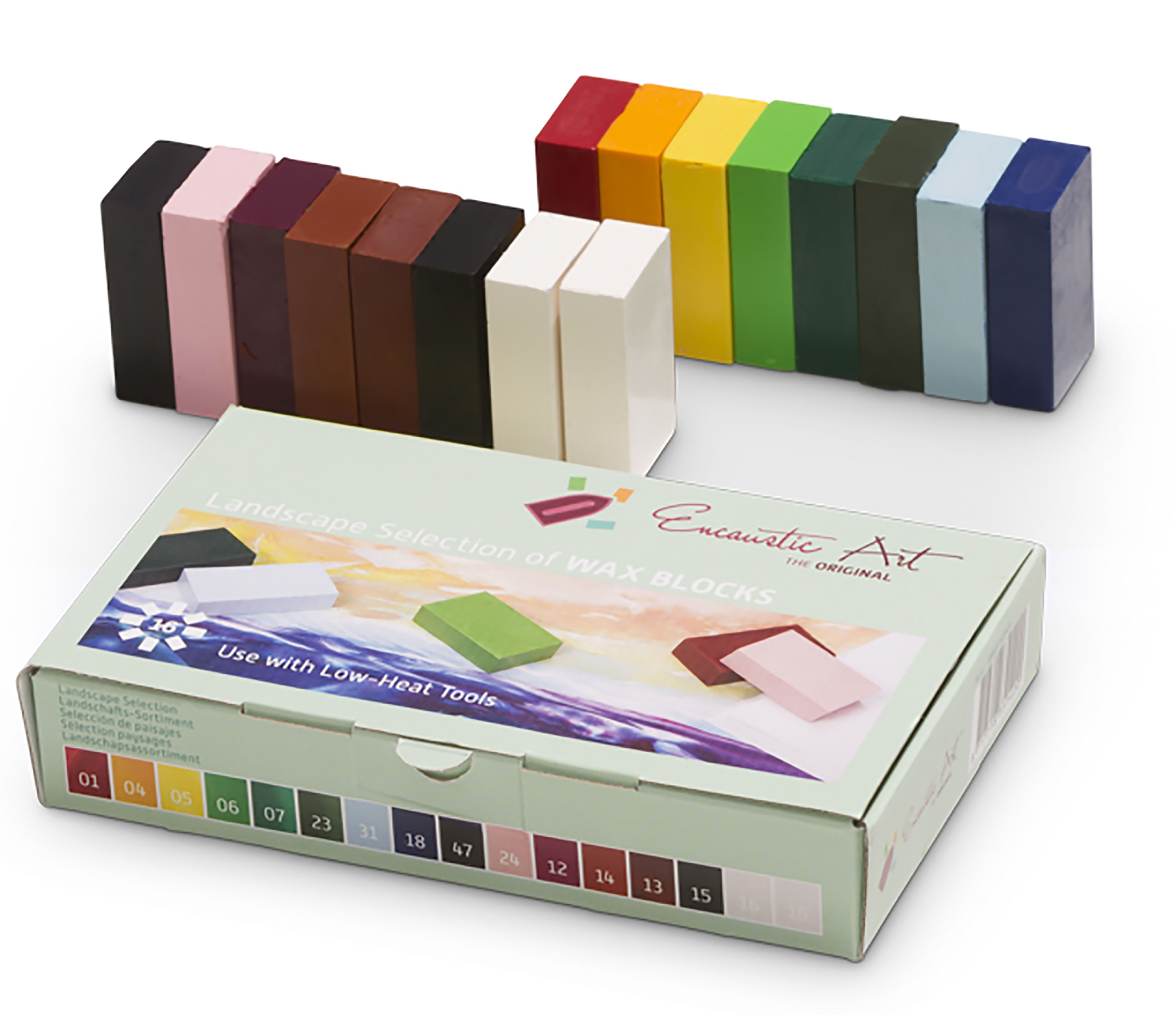 Encaustic Art wax sets, encaustic wax block set