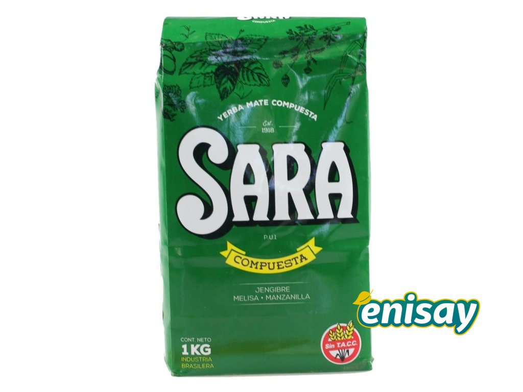 Sara Verde Compuesta 1000g - Herbal Yerba Mate | Enisay.eu