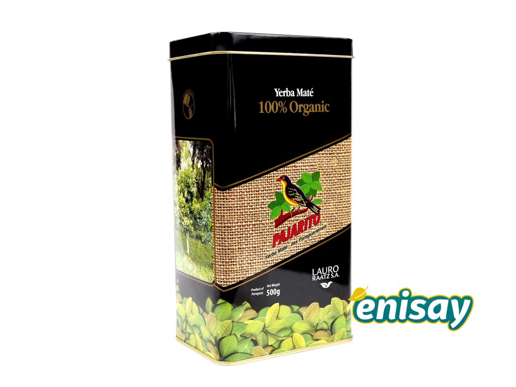 Pajarito Organic Tin case 500g • Yerba Mate • Enisay.eu