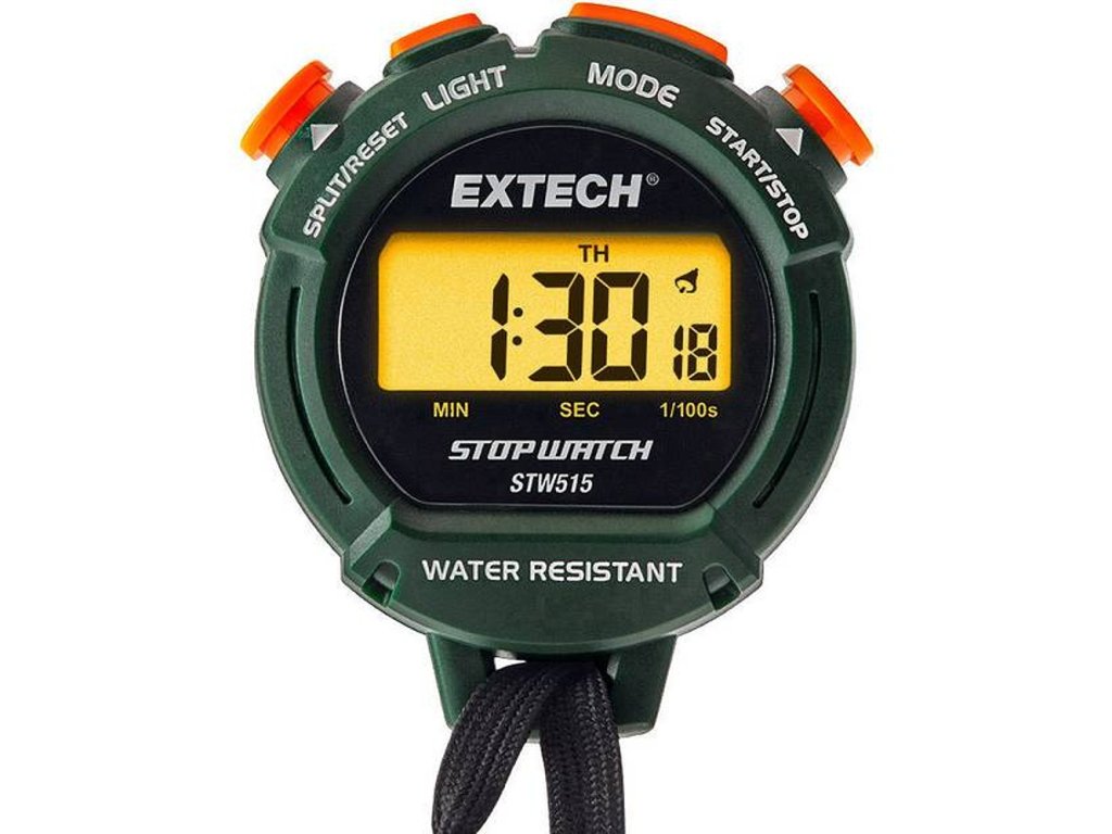 Digitální stopky Extech STW515, podsvícené, voděodolné - Epřístroje.cz