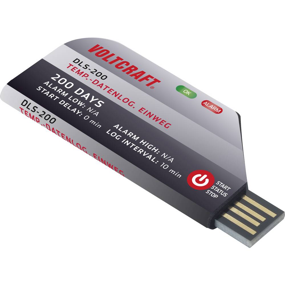 Datalogger teploty Voltcraft DLS-200 | registrační teploměr | -30 až +70 °C | funkce PDF ...