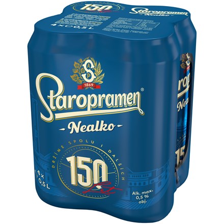 Staropramen nealko pivo plech 4x500ml - ePultik.cz