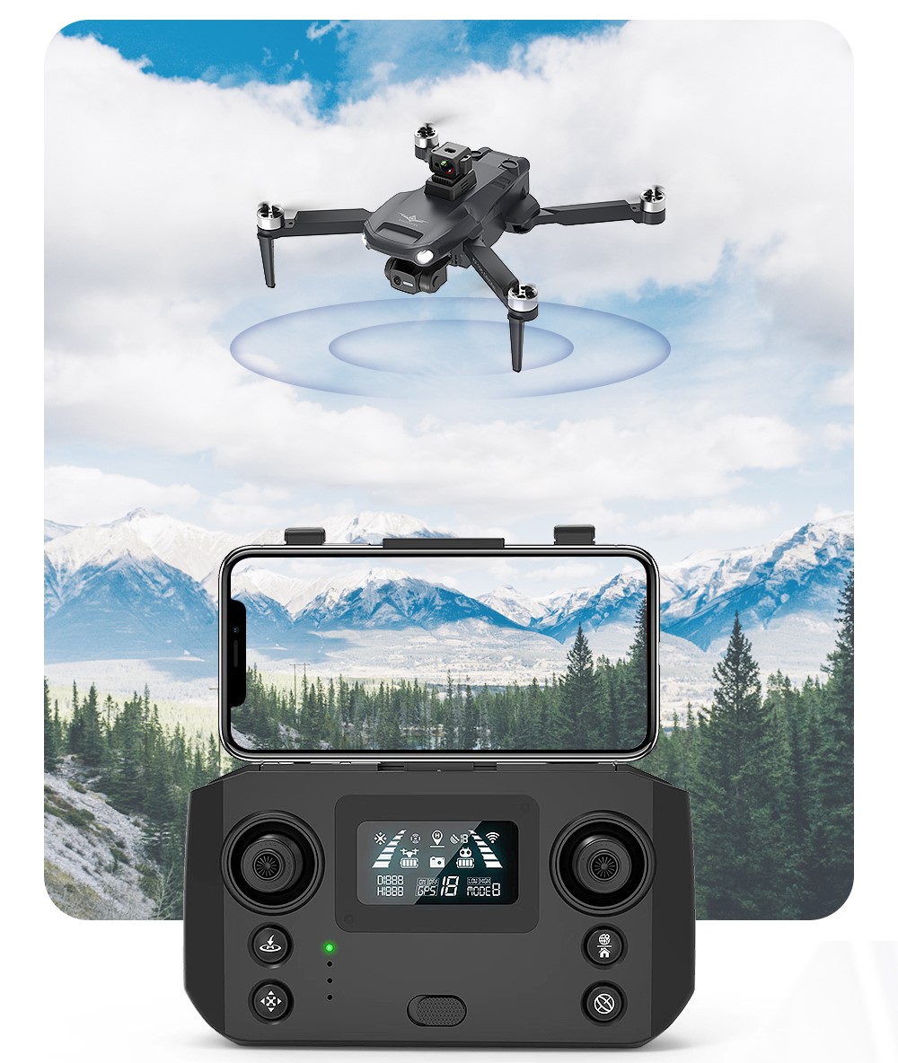 Dron KF106 MAX / 6K Full HD kamera / WiFi / GPS / 3osý Gimbal / Aktivní ...