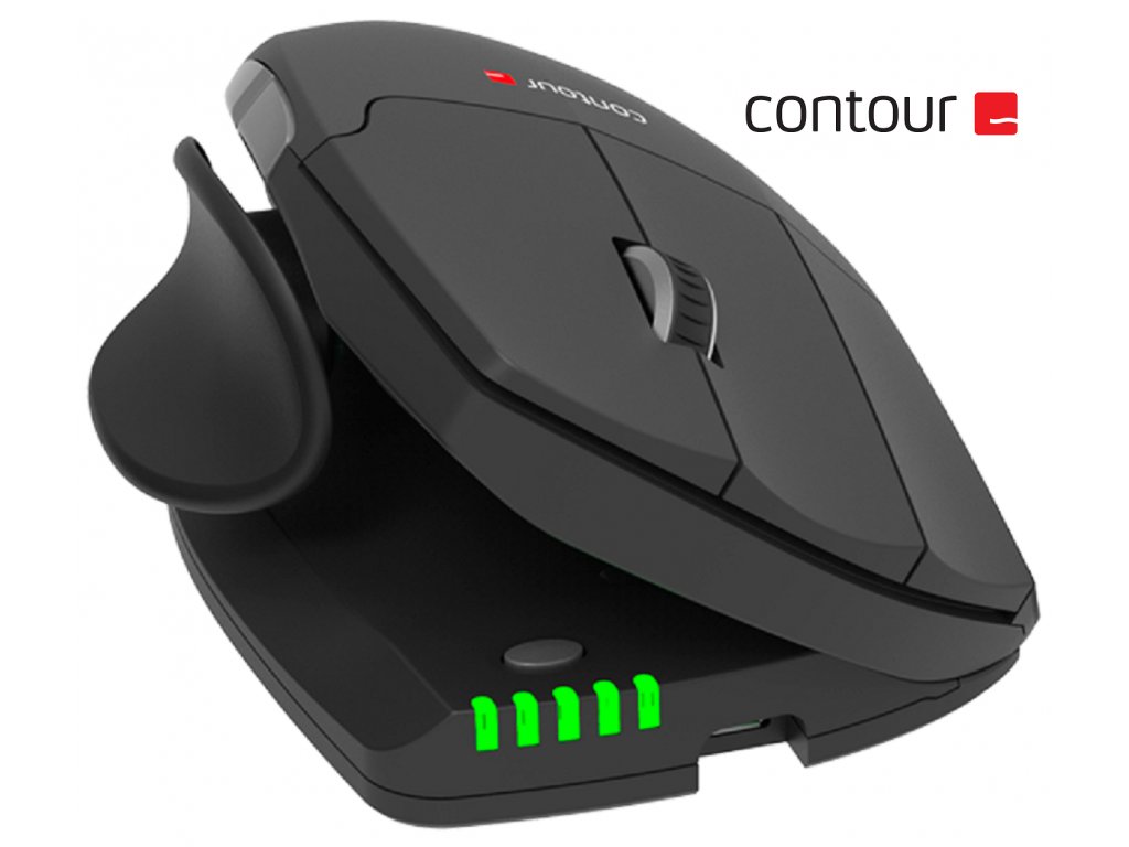 Contour Design Unimouse-L wired mouse left-handed - Ergo-product