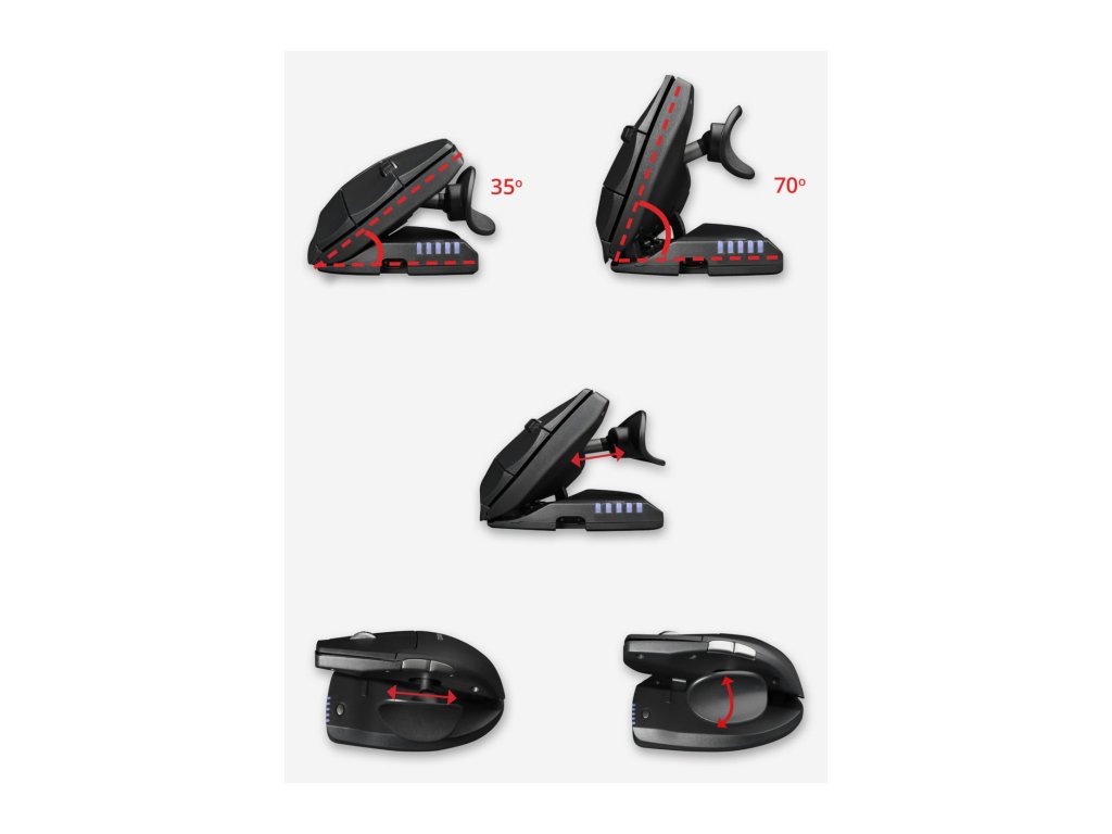 Contour Design Unimouse-L wired mouse left-handed - Ergo-product