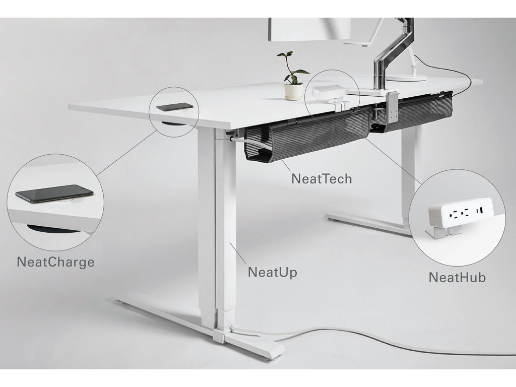 Humanscale NeatTech MINI kabelový kanál - černý 61 cm - Ergo-product