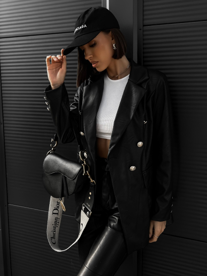 Bílé kratší sako HARVEY s nabíranými rukávy | ErikaFashion.cz