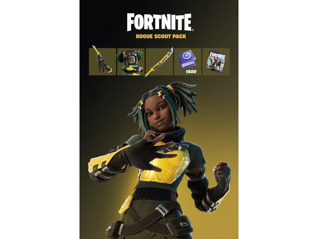 Fortnite - Rogue Scout Pack + 1,500 V-Bucks Challenge - Xbox One/Xbox ...