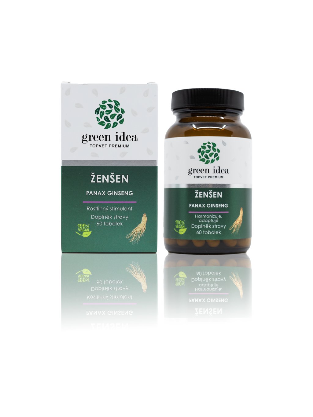 Ženšen bylinný extrakt 60 kapsúl - Etanikozmetika.sk