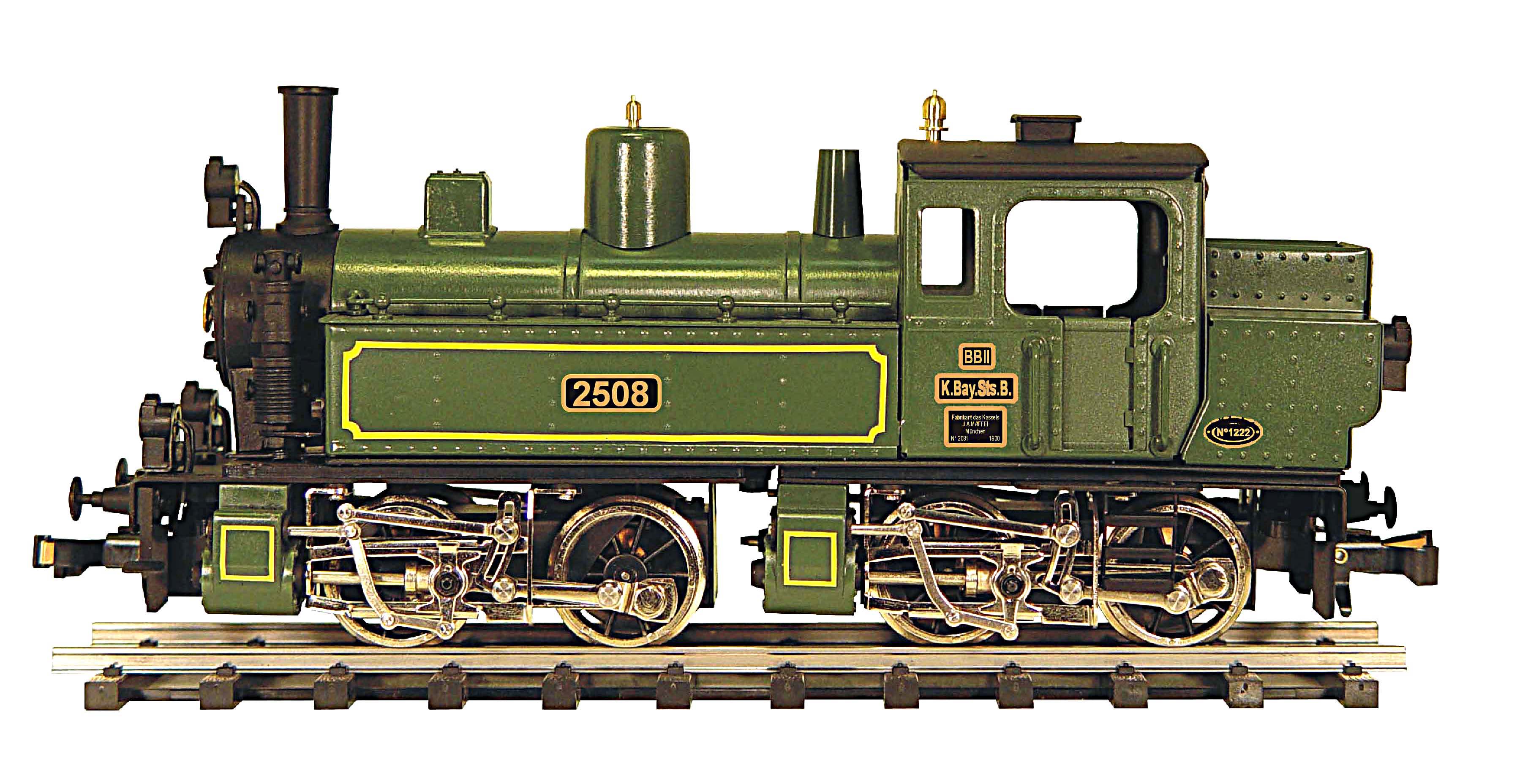 0-4-4-0 MALLET TYPE STEAM LOCOMOTIVE OF THE KING OF BAVARIA RAILWAY ...