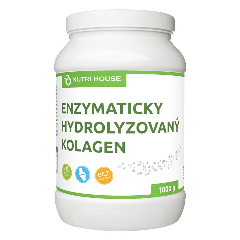 NutriHouse ENZYMATICKY HYDROLYZOVANÝ KOLAGEN 1 kg dóza | ExplomaxShop.cz