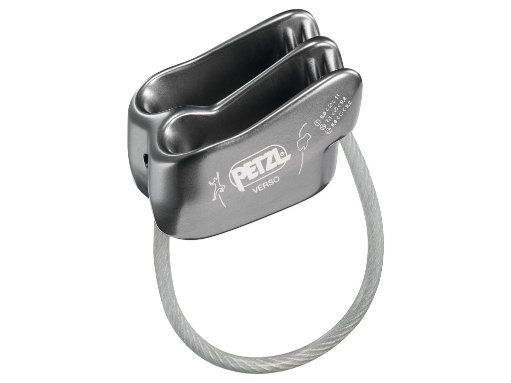 Petzl VERSO safety brake gray - Fall Protection