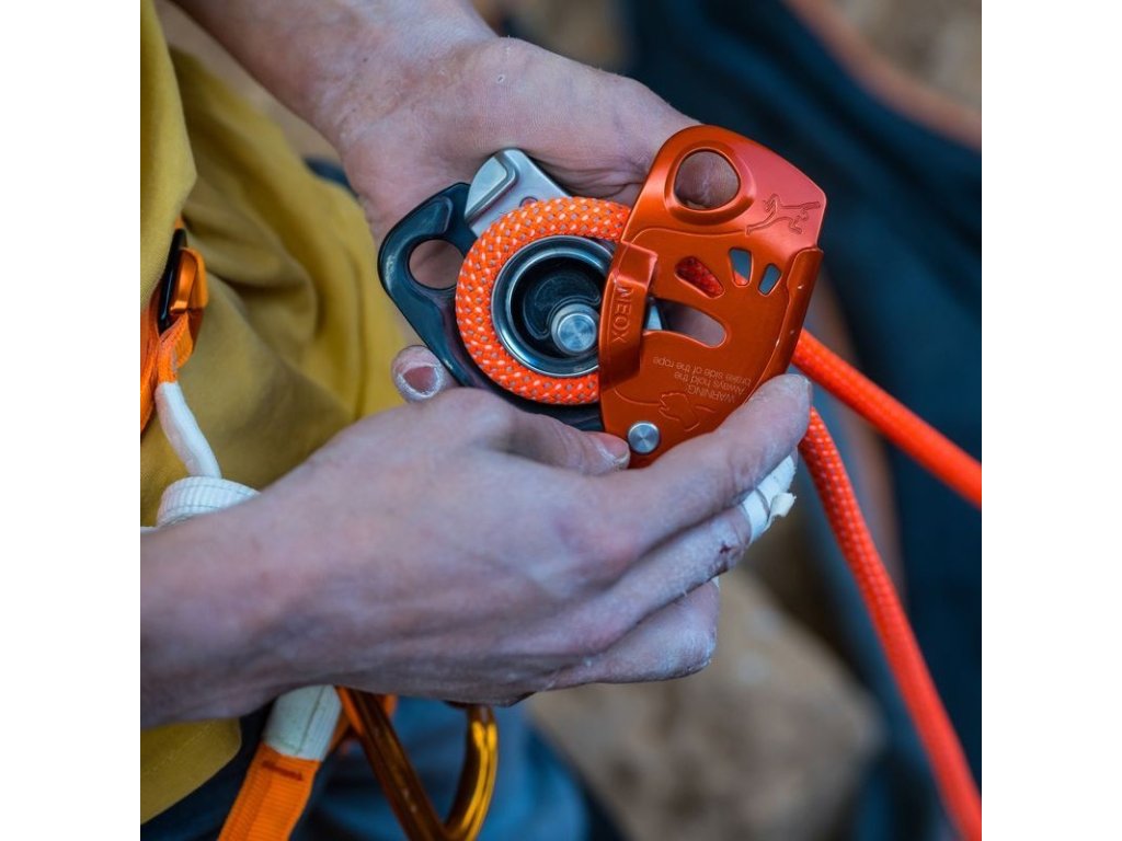 Petzl NEOX BLACK safety brake black - Fall Protection