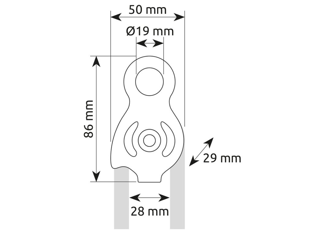 Pulley CAMP Sphinx PRO - Fall Protection