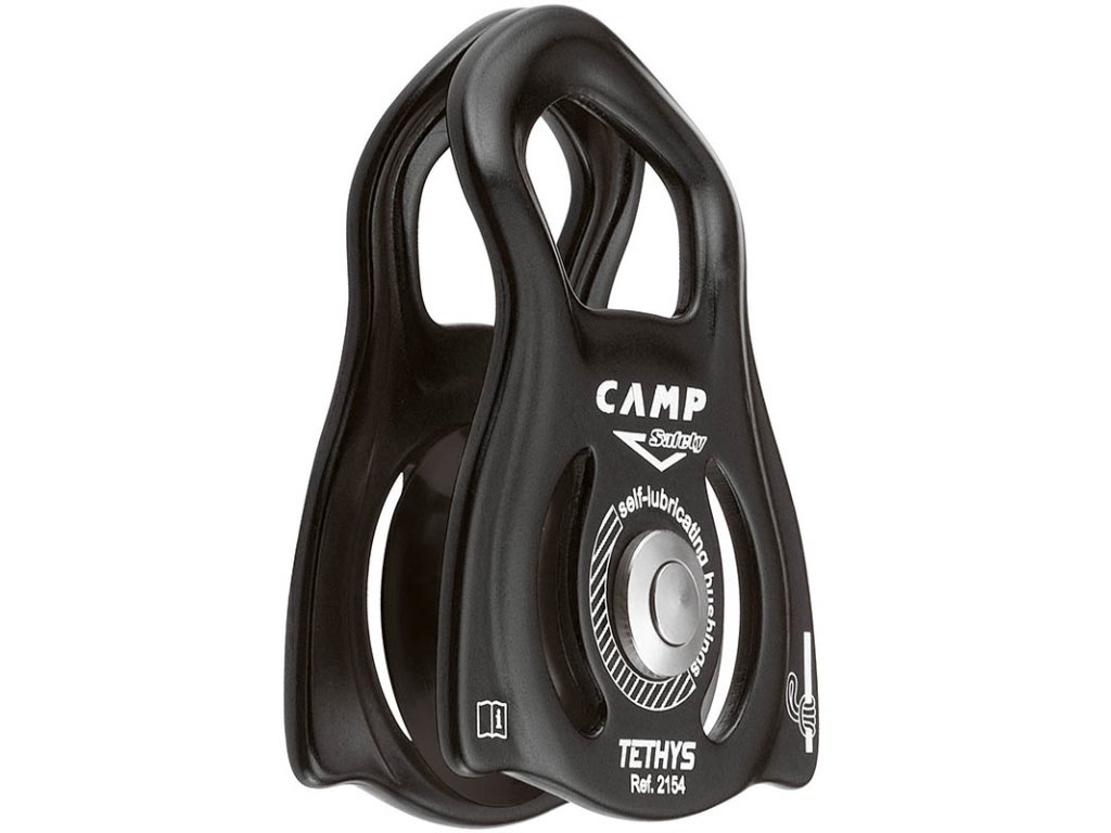Pulley CAMP Tethys black black - Fall Protection