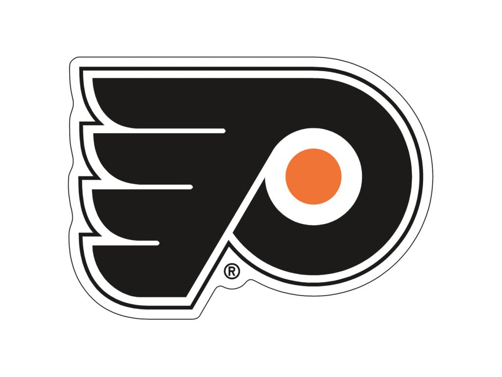 Magnet Philadelphia Flyers Akryl Primary Logo - Fanda-NHL.cz