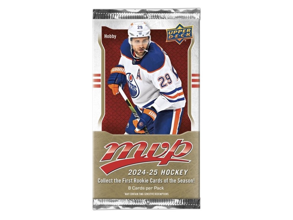 Hokejové karty NHL 2024-25 Upper Deck MVP Hockey Hobby Balíček - Fanda-NHL.cz