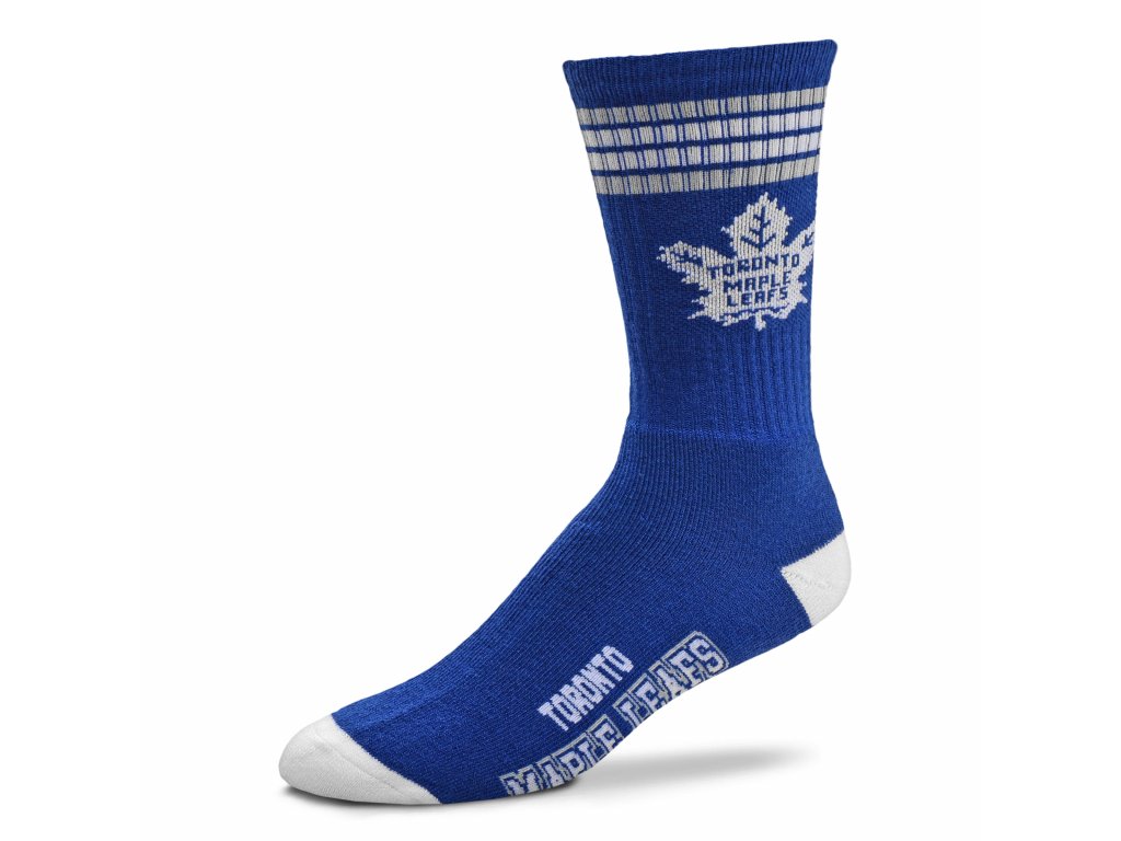 Dětské ponožky Toronto Maple Leafs 4 Stripes Crew - Fanda-NHL.cz
