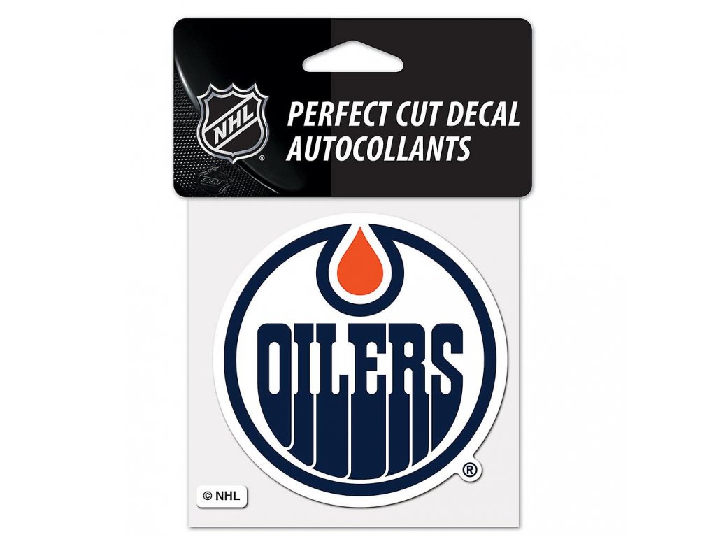 Samolepka Edmonton Oilers Color Decal - Fanda-NHL.cz