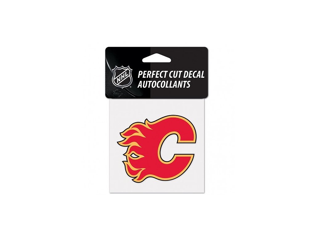 Samolepka Calgary Flames Color Decal - Fanda-NHL.cz