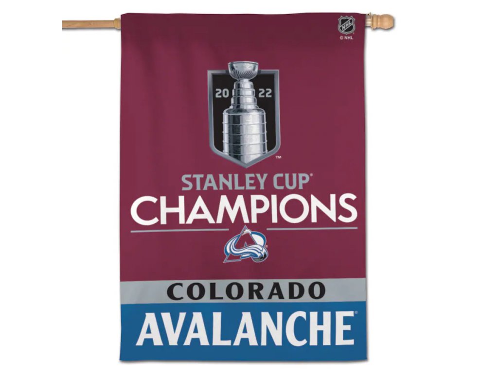 Vlajka Colorado Avalanche 2022 Stanley Cup Champions 28'' x 40 ...