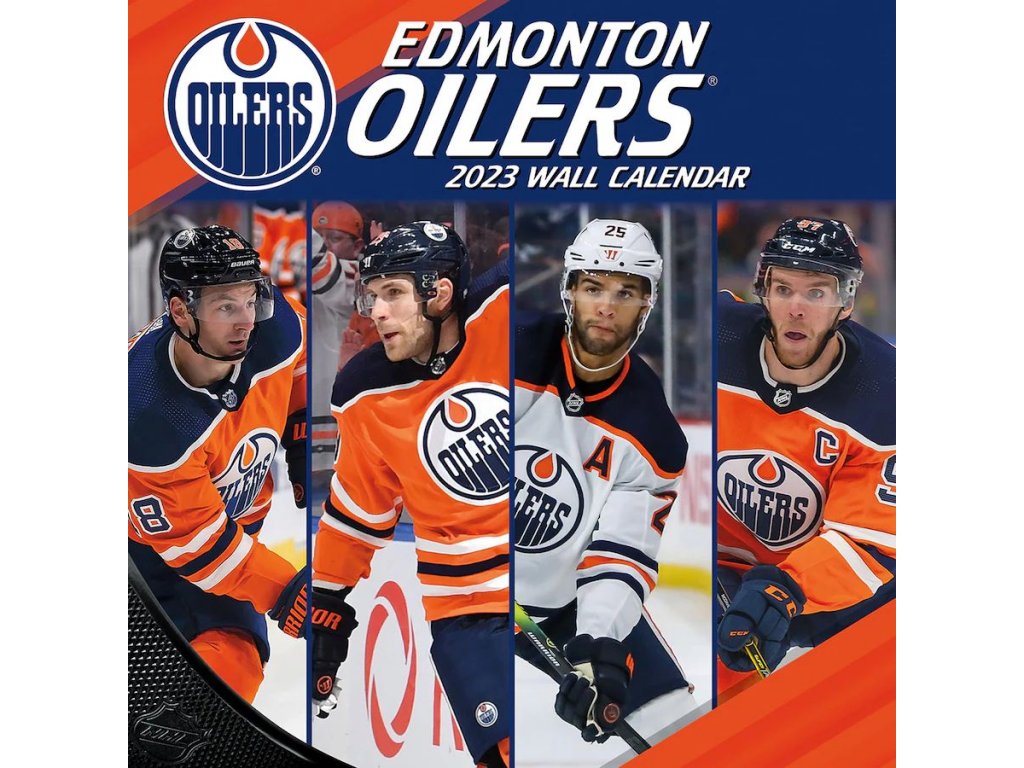 Kalendář Edmonton Oilers 2023 Wall Calendar - Fanda-NHL.cz