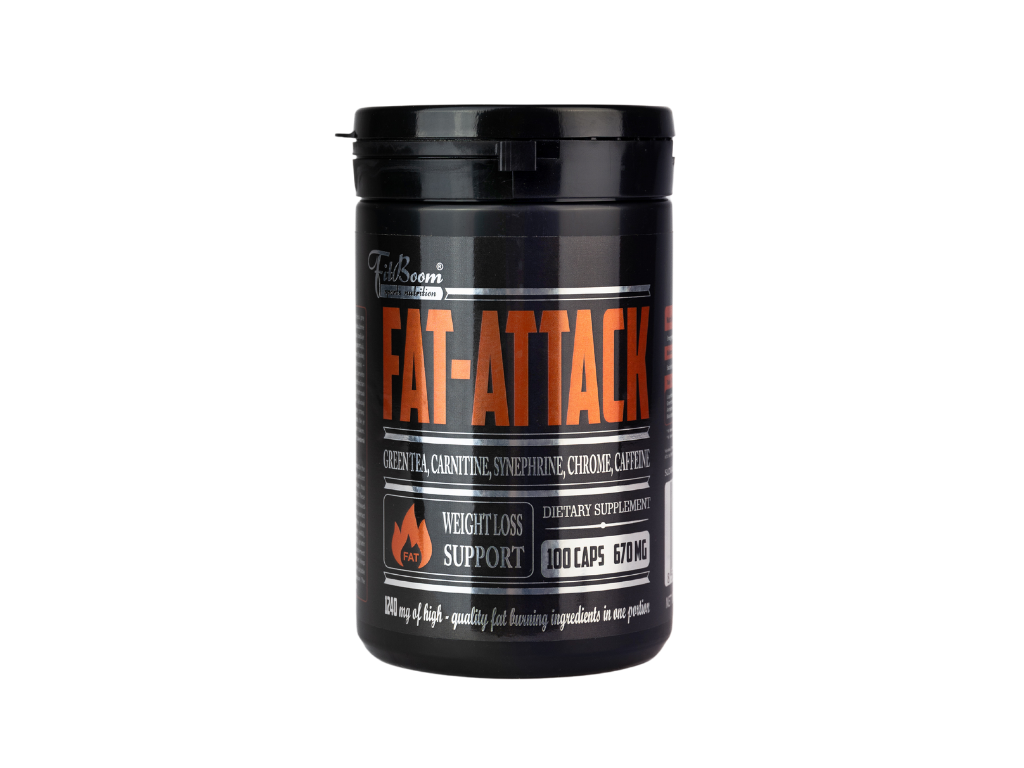 Fitboom Fat Attack - 100 kapslí | Spalovače tuku | Fit-house.cz
