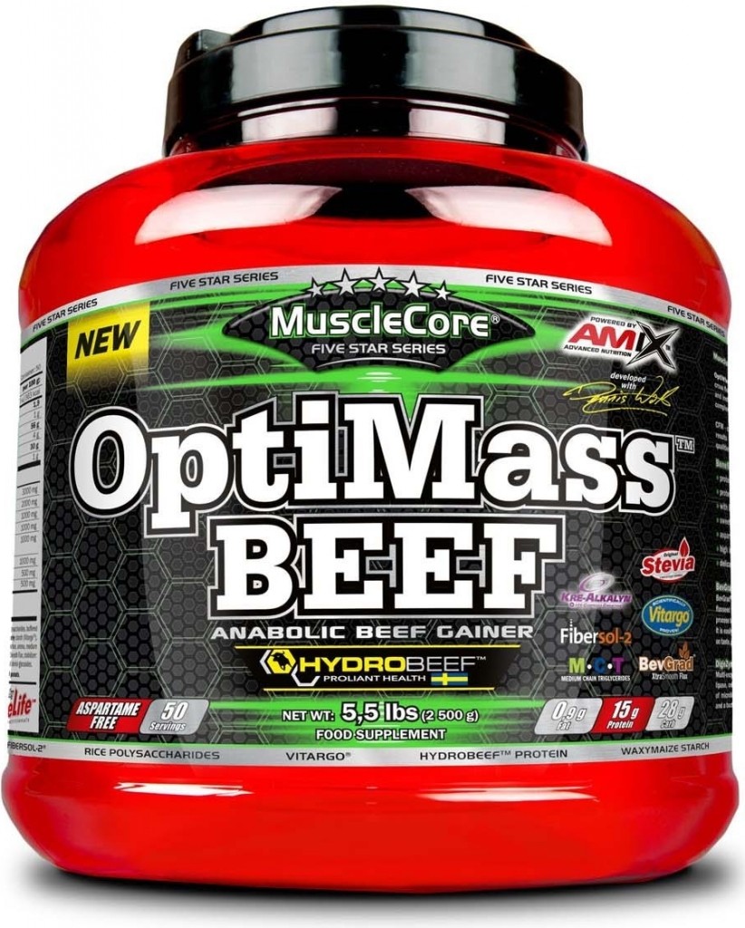 AMIX OptiMass Beef 2500 g | FitForm.sk