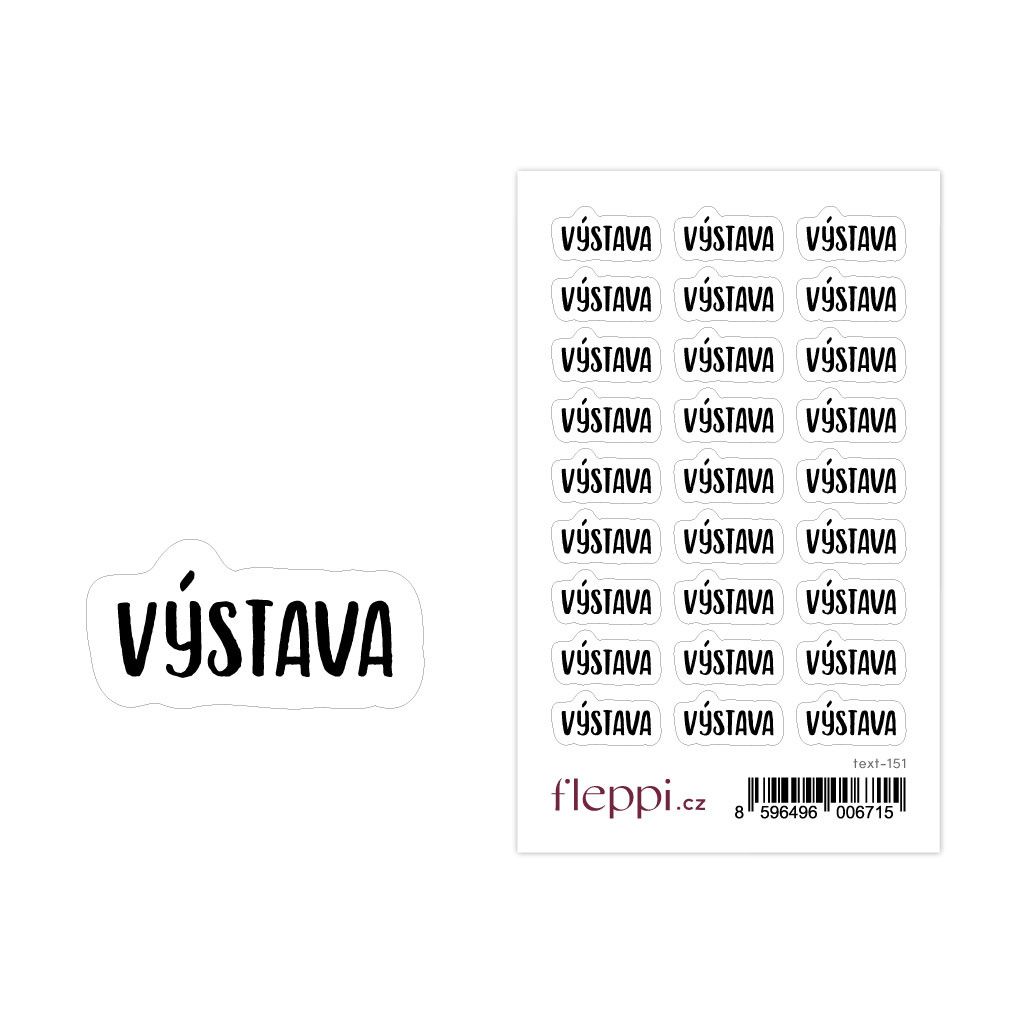 Samolepky V stava Fleppi Samolepky V stava Fleppi