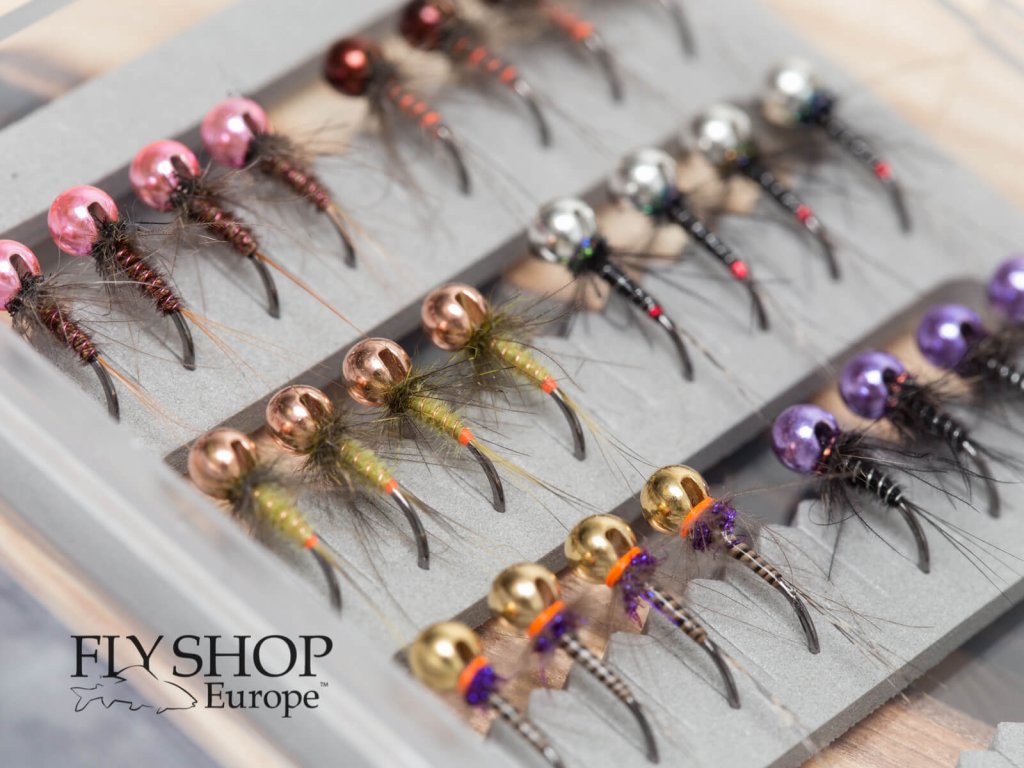 Small Pocket Fly Set - Nymph Selection V2 (24 Flies) | FLY SHOP Europe