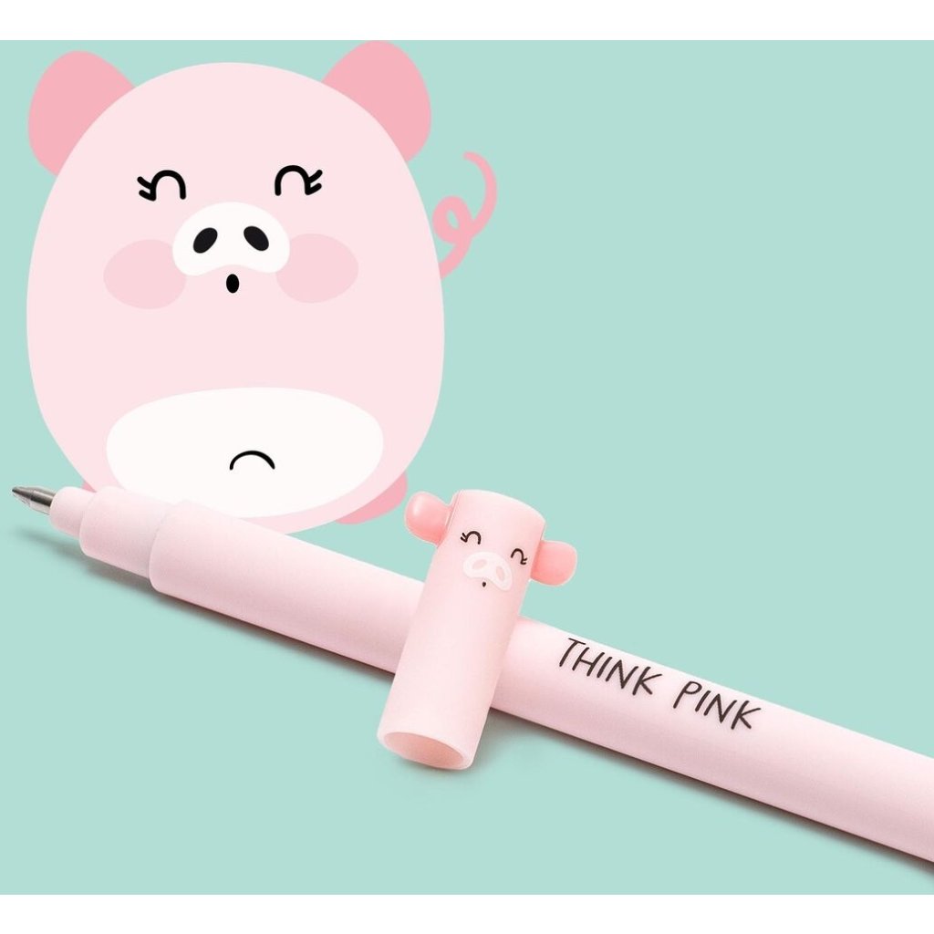 Legami Piggy erasable pen | www.footic.com