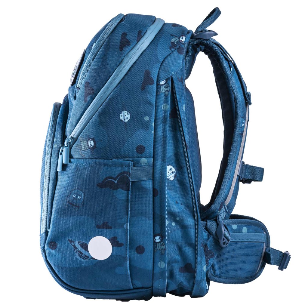 Ergonomic school backpack Frii of Norway Expand 20-25l Ninja Blue | www ...