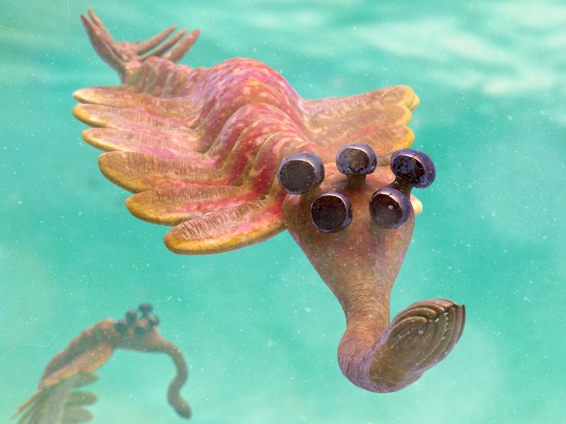 Opabinia regalis - Burgess Shale (kambrium)