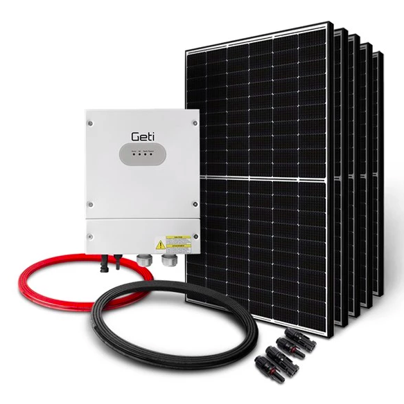 Produkt - GETI GWH01 4000W 5x PV Canadian Solar - fvepanely.com