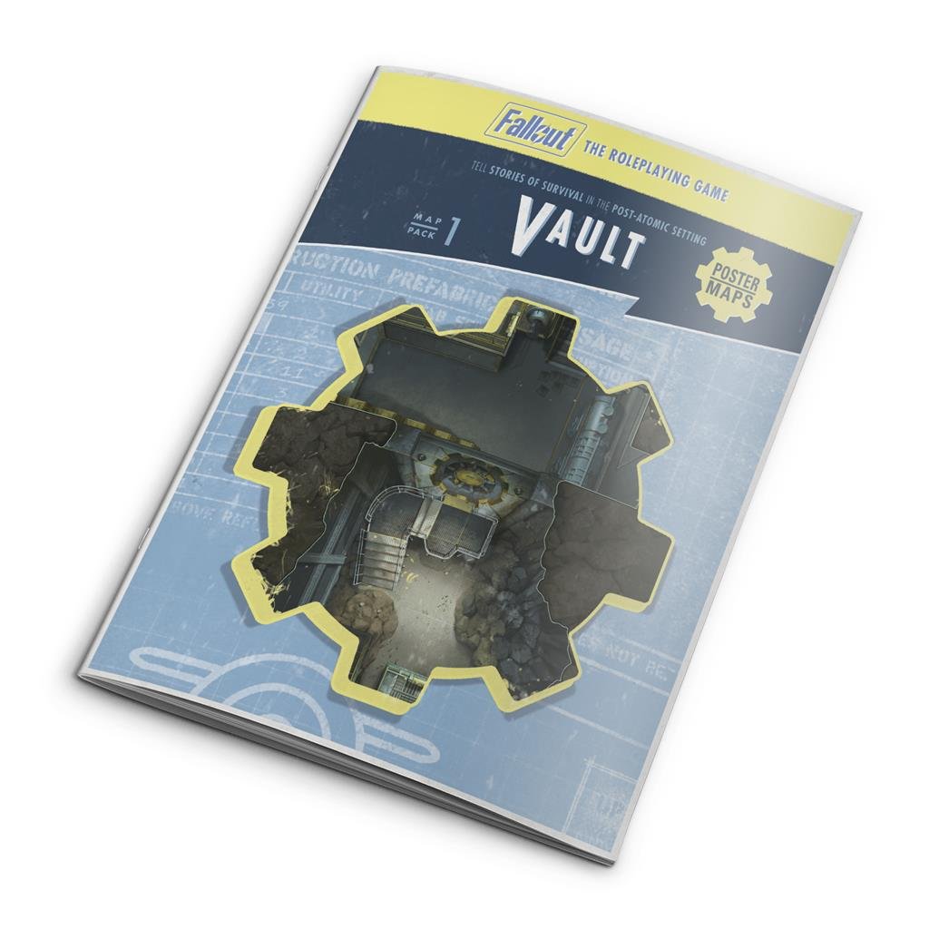 Fallout RPG: MAP PACK 1 VAULT - EN (Modiphius)