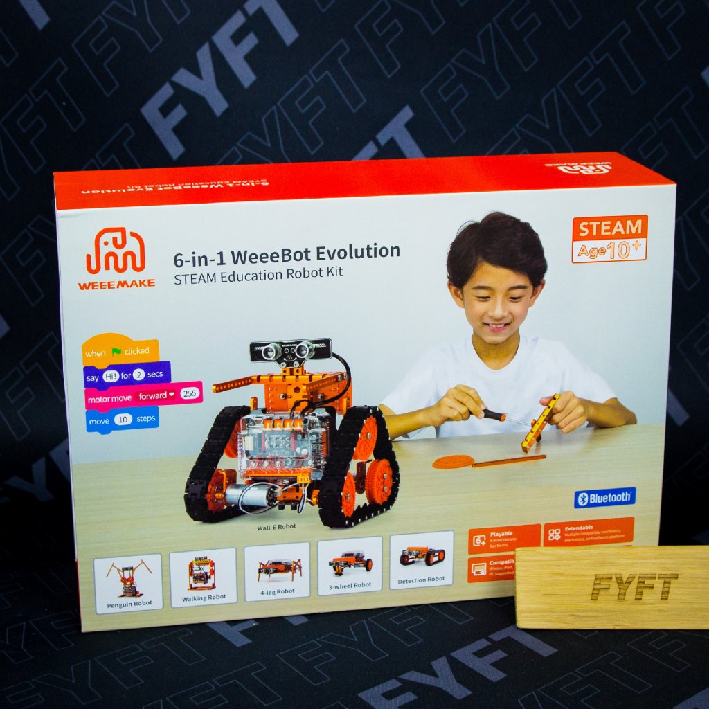 Weeemake 6 in 1 WeeeBot Evolution STEAM Robot Kit