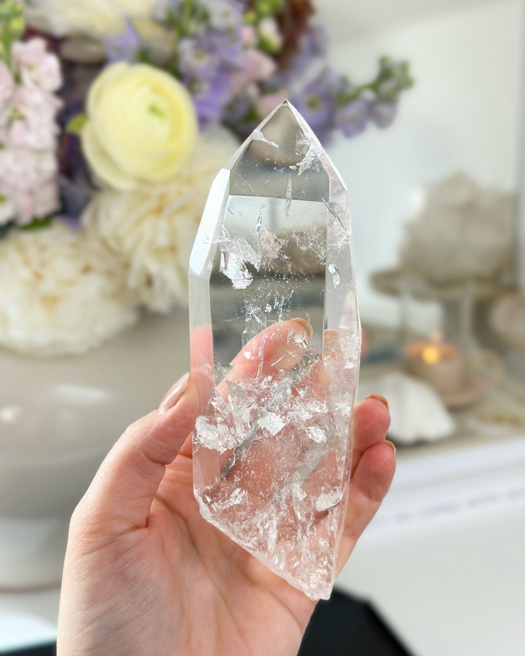 Křišťál broušený diamantina Brazílie 257g AAA - Gaia Crystal
